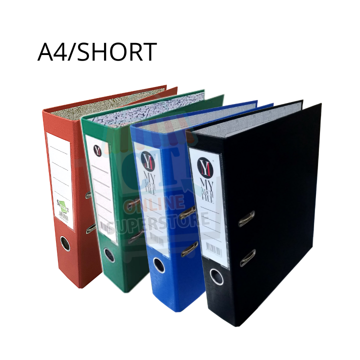 SIDE-CLIP 3 inch Lever Arch File Folder A4 (can fit Short paper ...