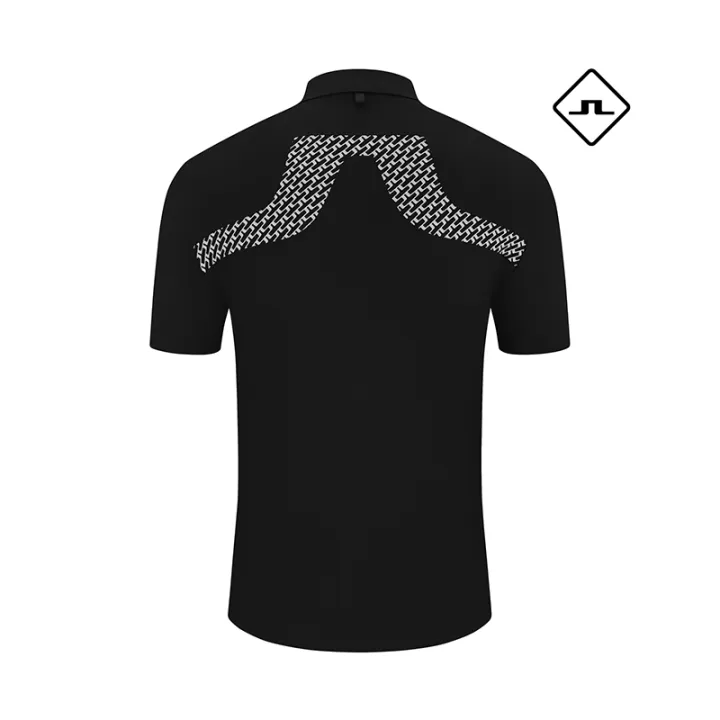 JL Golf Short Sleeve T-shirt Men's Summer Comfort Sports Polo Shirt ...
