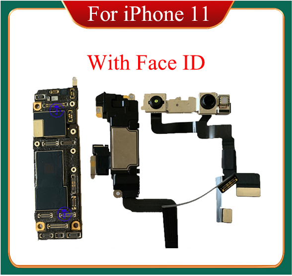 Original Unlocked Mainboard For iPhone 11 Motherboard For iphone11 Face ...