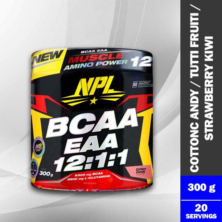 BCAA EAA by NPL (12:1:1 Ratio) (300g) - Amino Acids, Essential Amino ...