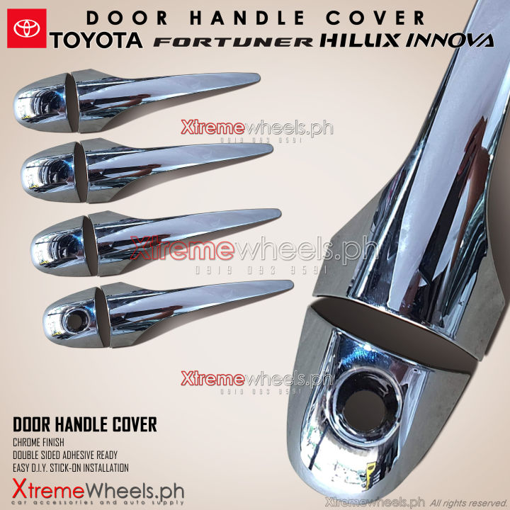 Innova J E 2016 - 2024 Chrome Door Handle Cover Designed ( Car ...