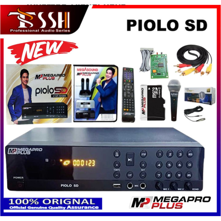 NEW Megapro Plus MP Piolo SD w/ free wired Microphone DVD PLAYER ...