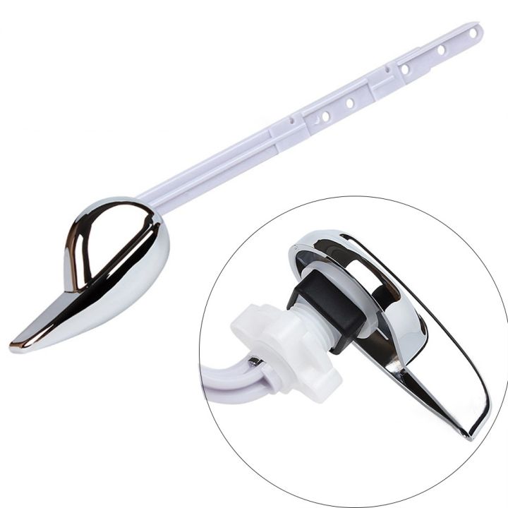 Toolstar Brand New Toilet Handle Chrome Finish Toilet Handle Flush ...