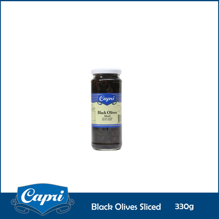 Capri Black Olives Sliced 330g | Lazada PH