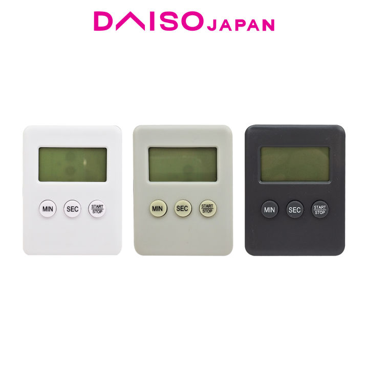 Daiso Kitchen Timer in Monotone Colors | Lazada PH