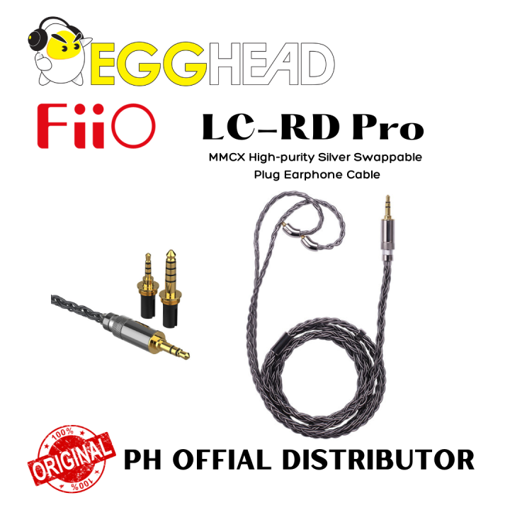 FiiO LC-RD PRO (MMCX) | High Purity Pure Silver Swappable Plug Earphone ...