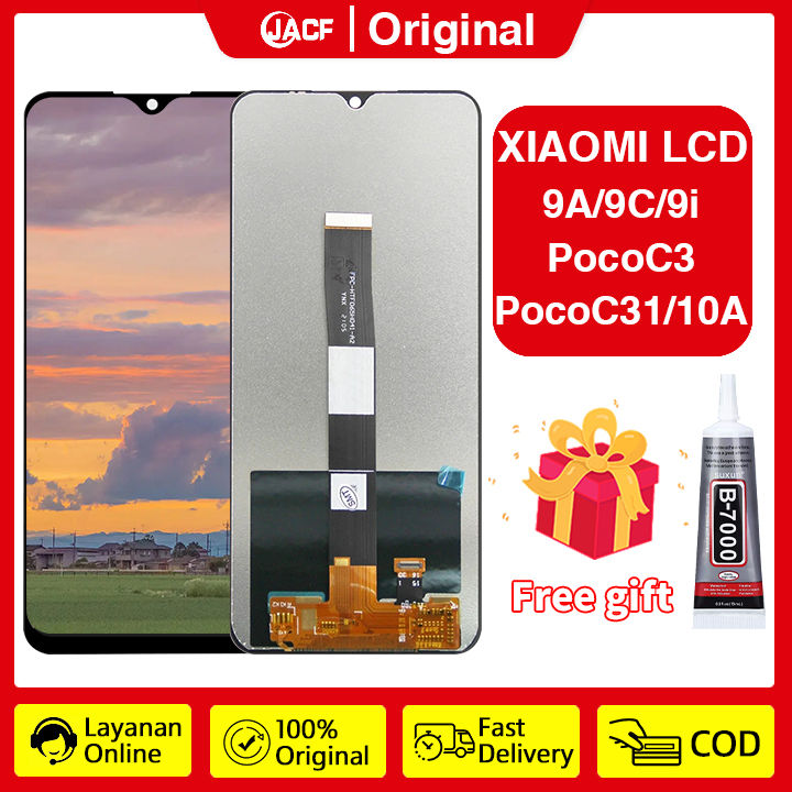 【QUALITY 100%】LCD XIAOMI REDMI 9A/9C/9i/10A FULLSET LAYAR HP ...