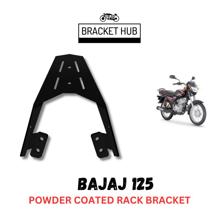 Kawasaki Bajaj 125 Top box bracket /kawasaki bracket/ Monorack / Powder ...
