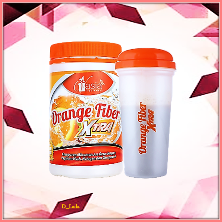 V asia 🌹 Orange fiber Xtra + Shaker Vasia | Lazada