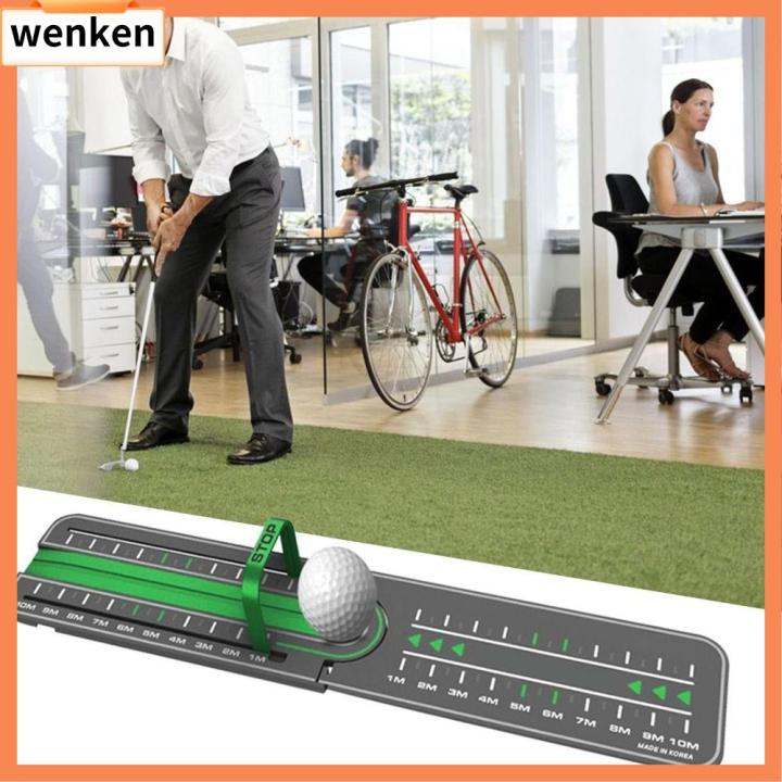 WENKEN Indoor Portable Putting Aid Precision Distance Control Green ...