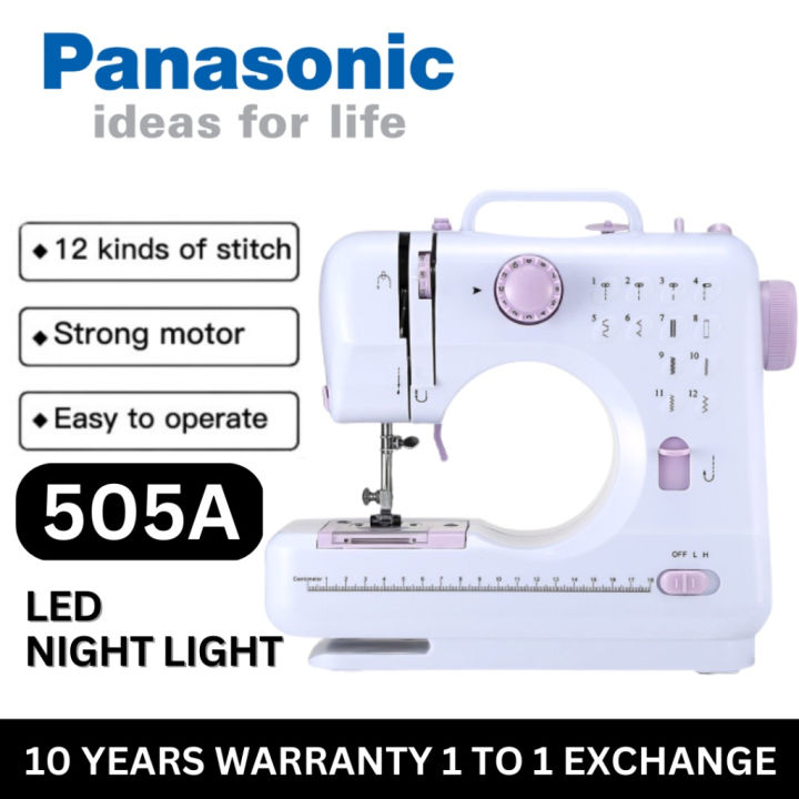 Panasonic Portable Sewing Machine YASM 505A Pro Upgraded12 Sewing Portable Mini Sewing Machine ...