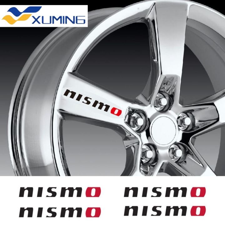 《READY STOCK》4pcs/lot Nismo Car Rim Decoration Sticker For Nissan ...