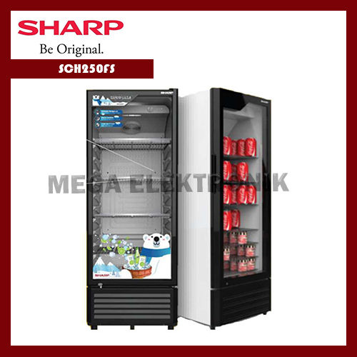Sharp SCH250FS Showcase 250 Liter 4 Rak - KHUSUS JABODETABEK | Lazada Indonesia
