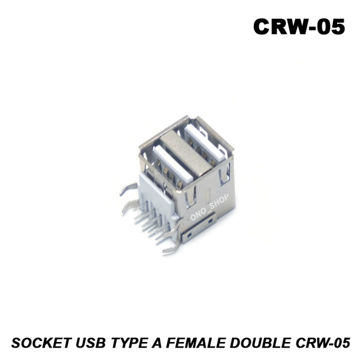 Socket USB Type A Female Double AF90 CRW-05 | Lazada Indonesia