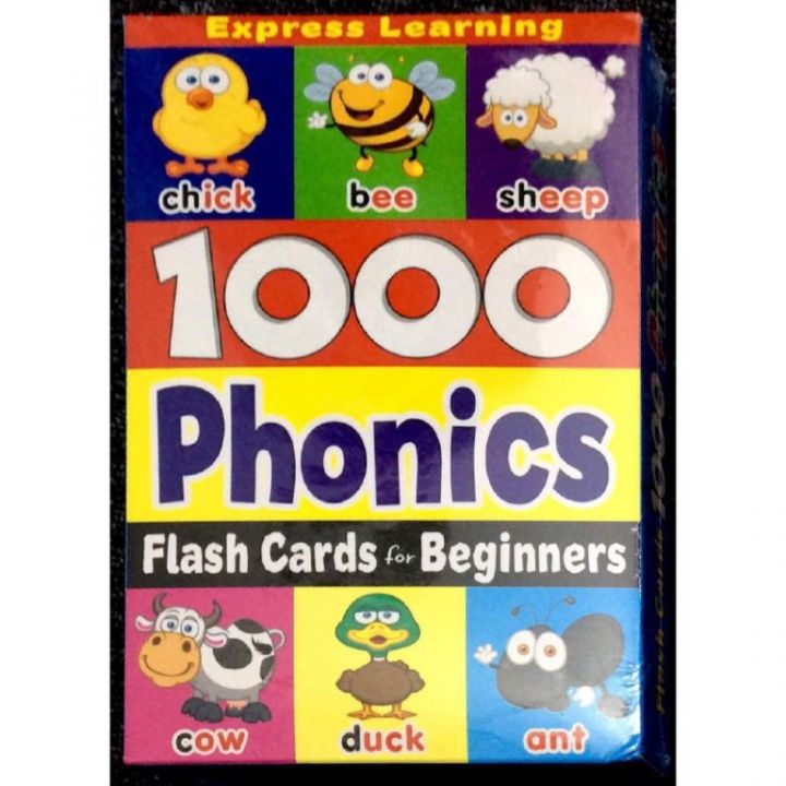 FLASH CARD BEGINNER 1000 PHONICS | Lazada