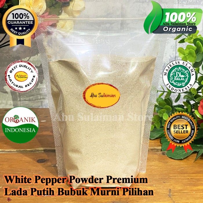 Lada Putih Bubuk Murni 100 gr / Pure White Pepper Powder 100 gram ...