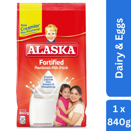 Alaska Fortified Powdered Milk Drink 840g | Lazada PH