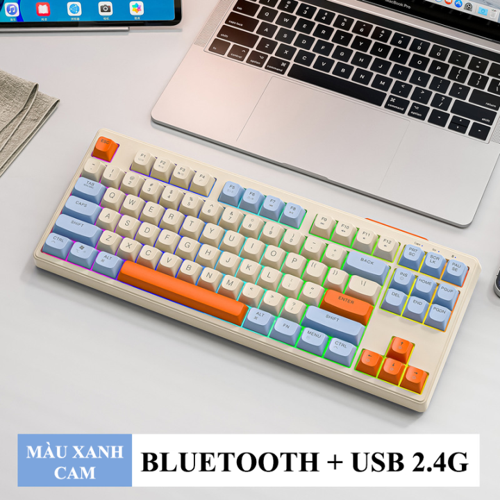 Combo bàn phím và chuột không dây chuyên game FREEWOLF M87 + X7 kết nối ...