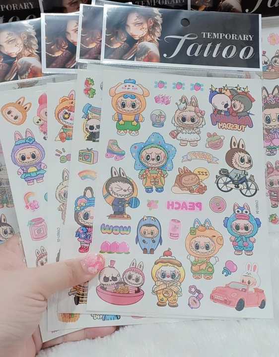 STIKER TATTO TEMPORARY LABUBU | Lazada Indonesia