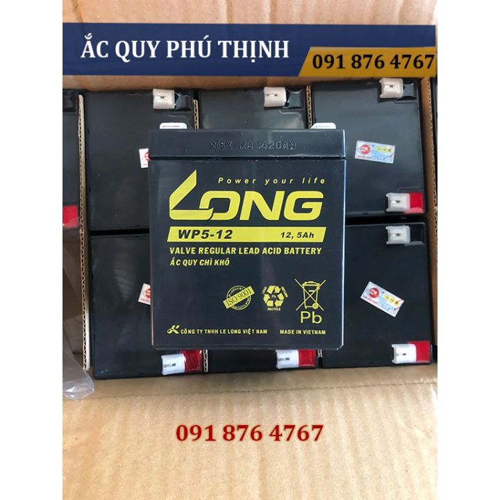 Ắc quy LONG 12V - 5Ah WP5-12 - ắc quy lưu điện, UPS | Lazada.vn