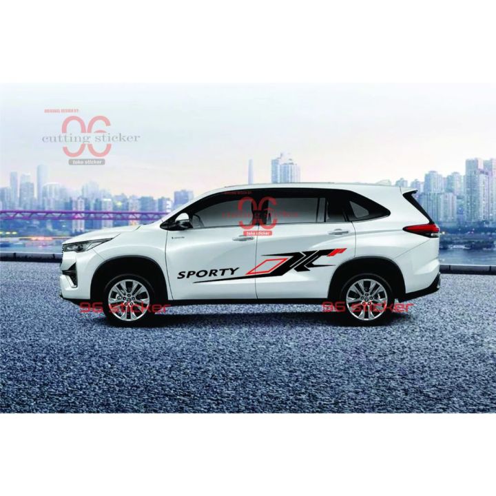 cutting sticker mobil innova zenix Lis variasi mobil innova zenix ...