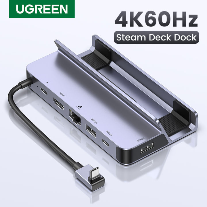 UGREEN USB C Hub 6-IN-1 Docking Station Stand with 4K 60Hz HDMI 100W Power Delivery 3 USB 3.0 ...