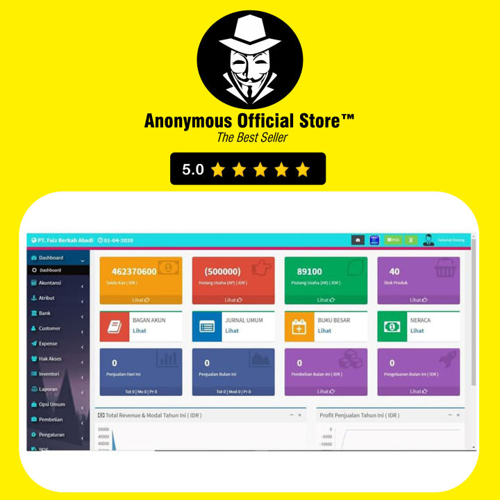 SOURCE CODE APLIKASI AKUNTANSI PENJUALAN SISTEM BERBASIS WEBSITE CODEIGNITER CI WEB PHP AKUTANSI ...