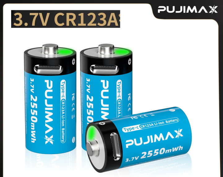 Pin CR123, Pin Sạc CR123A, Pin Lithium 3.7V USB Type C, Pin Máy Ảnh ...
