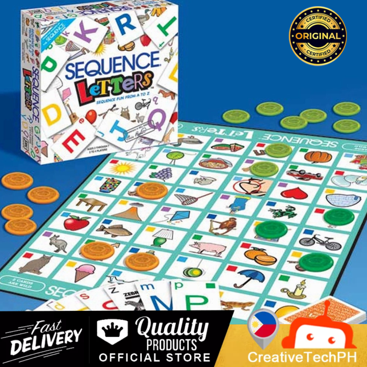 Sequence Letters Sequence Fun From A to Z Board Game for Kids | Lazada PH
