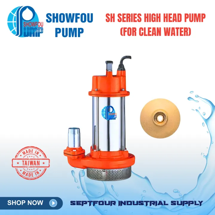 SHOWFOU 2Hp High-Head (SH) Submersible Pump - Clean Water SH-212HD ...