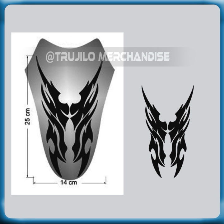Front Fender Tribal Universal Sticker for Motorcycle Vinyl Decals ...