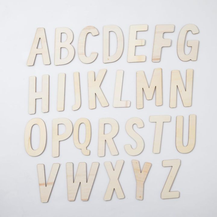 Custom Wooden Alphabet Letters are perfect for crafts and DIY projects ...