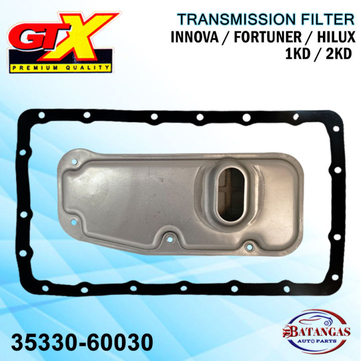 GTX AUTOMATIC TRANSMISSION FILTER WITH GASKET TOYOTA INNOVA / FORTUNER ...