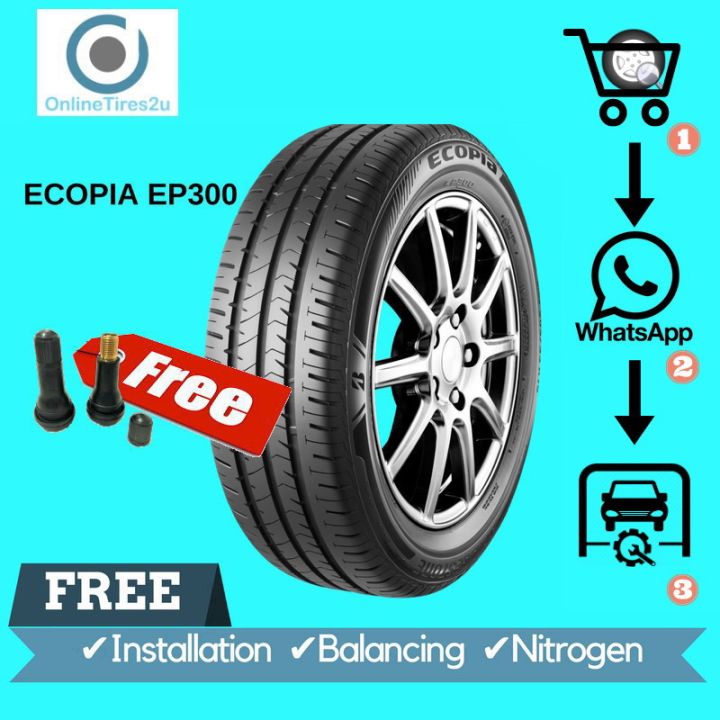 175/65R15 - Bridgestone Ecopia EP300 (With Installation) | Lazada