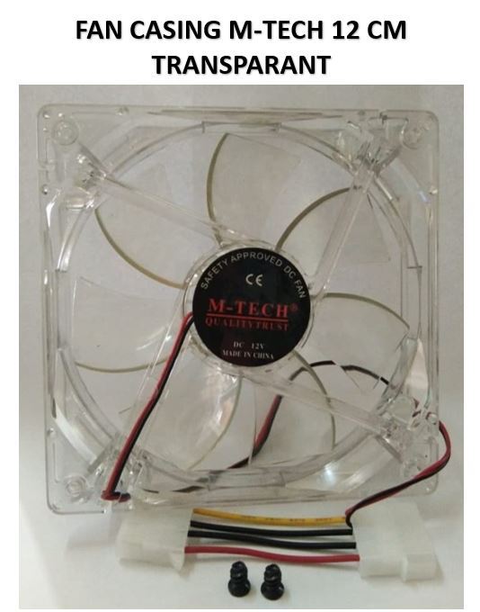 FAN CASING CPU 12 CM TRANSPARANT | FAN CASING STANDAR | Lazada Indonesia