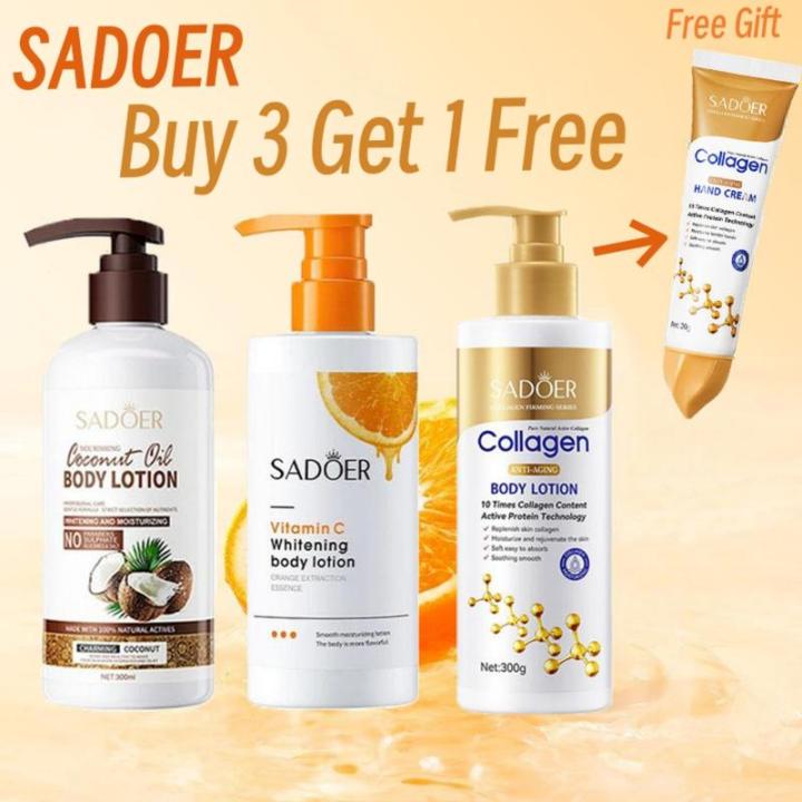 Sadoer Body Lotion Set Collagen Anti Aging Body Lotion Vc Whitening