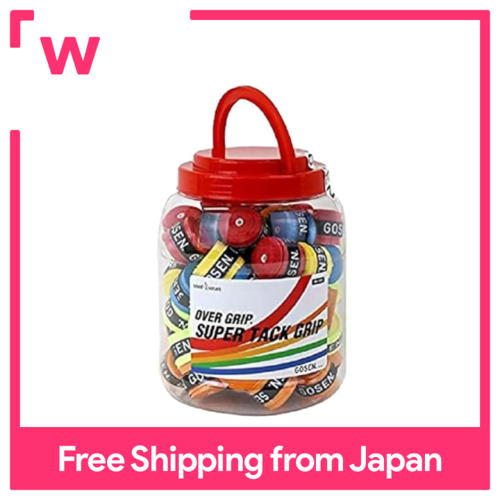 GOSEN Super Tack Grip Assorted OG106 Overgrip Tape Tennis and Badminton ...