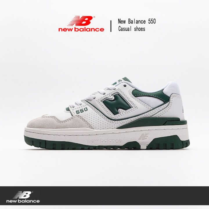 New Balance ไลฟ์สไตล์ รองเท้า NB550 unisex White /green ถ่ายจากสินค้าจริง100% พร้อมส่ง | Lazada ...
