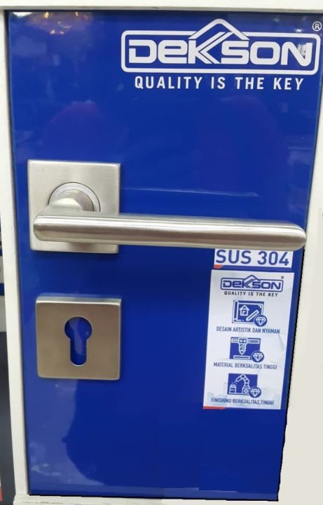 SILINDER KNOB SET KUNCI PINTU KAYU DEKKSON HANDLE KUNCI DEKSON | Lazada ...