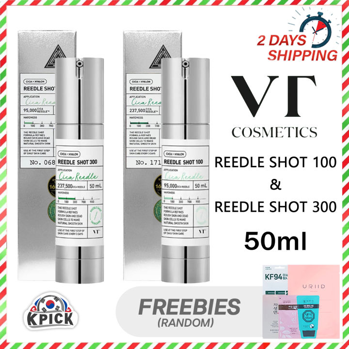 VT Reedle Shot 100 and 300 / 50ml skin starter, skin absorption improvement | Lazada PH