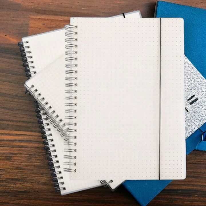 JYL Journal A5 Notebook PP Grid Dotted Dot Blank Drawing Planner School ...