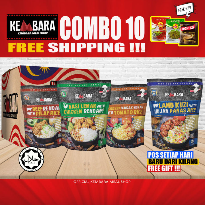 (10 X FREE GIFT COMBO 10) KEMBARA MEALS | Lazada