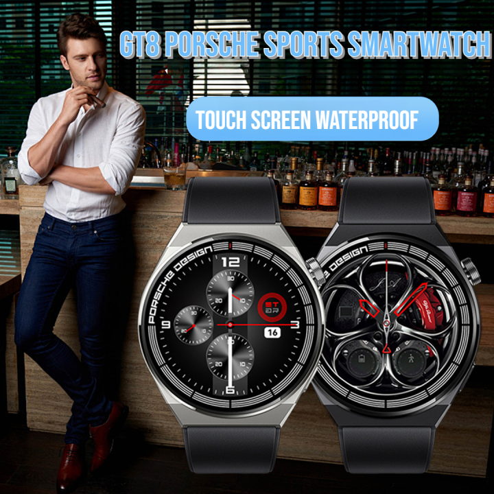 GT8 Porsche Sports smartwatch 24-hour Health Monitoring Smart Watch ...