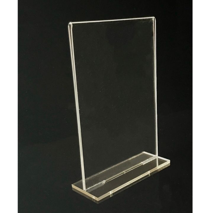 Slot-in Type Acrylic T Paper Stand A4 / A5 / A6 | Lazada