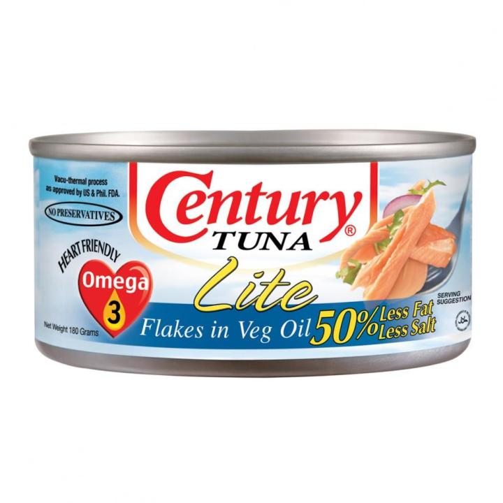 Century Tuna Flakes in Vegetable Oil Lite 180g | Lazada PH