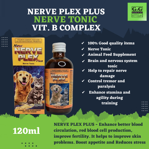 [G&G AGRIVET] New Nerve Plex Vitamin and Supplement for Pet / Nerveplex ...