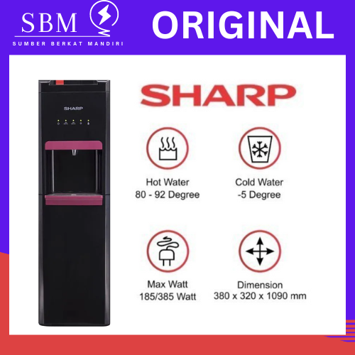 SHARP Dispenser Galon Bawah Bottom Loading Stainless Steel Water Probe ...