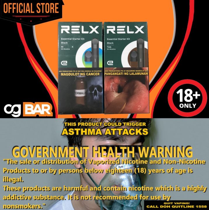 RELX ESSENTIAL STARTER KIT DEVICE WITH POD ORIGINAL | Lazada PH