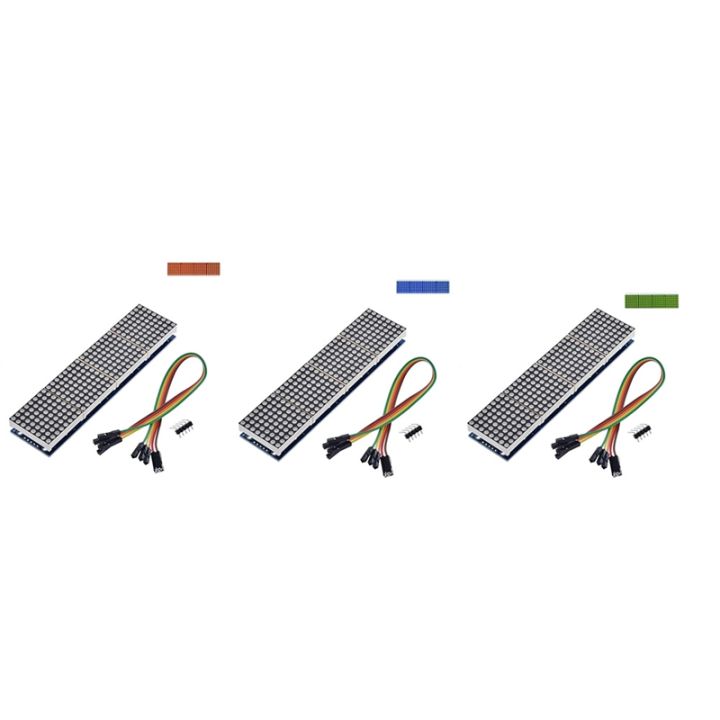 Hot- MAX7219 Dot Matrix Module 8x8 Common Cathode LED Display 5V 4-in-1 ...