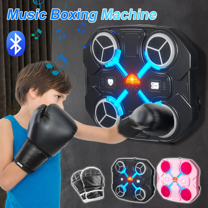 LF 【Free Ship】Music Boxing Machine Wall Mount Electronic Boxing Trainer ...